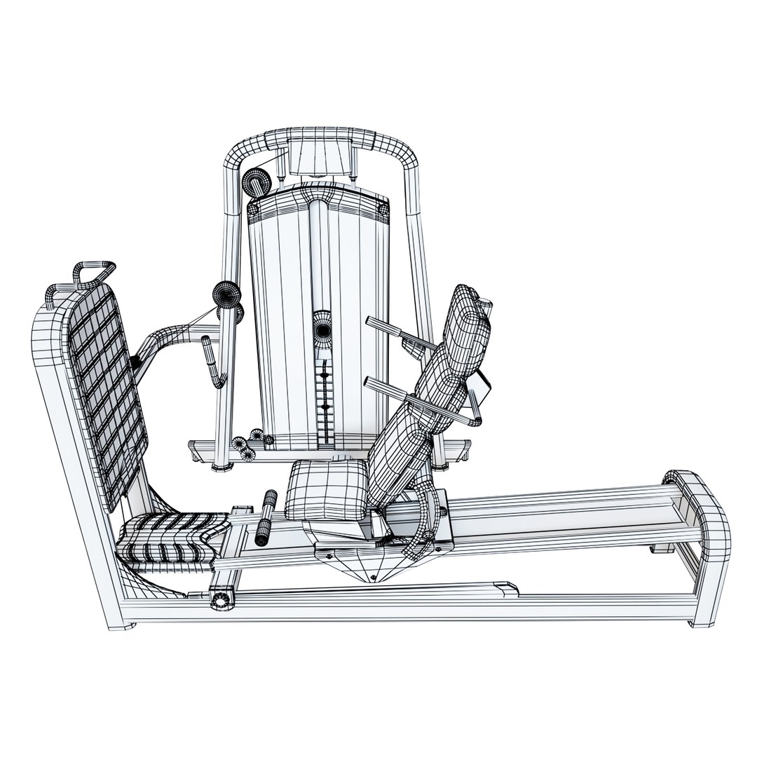 3D Leg Extension Machine Model - TurboSquid 1670224