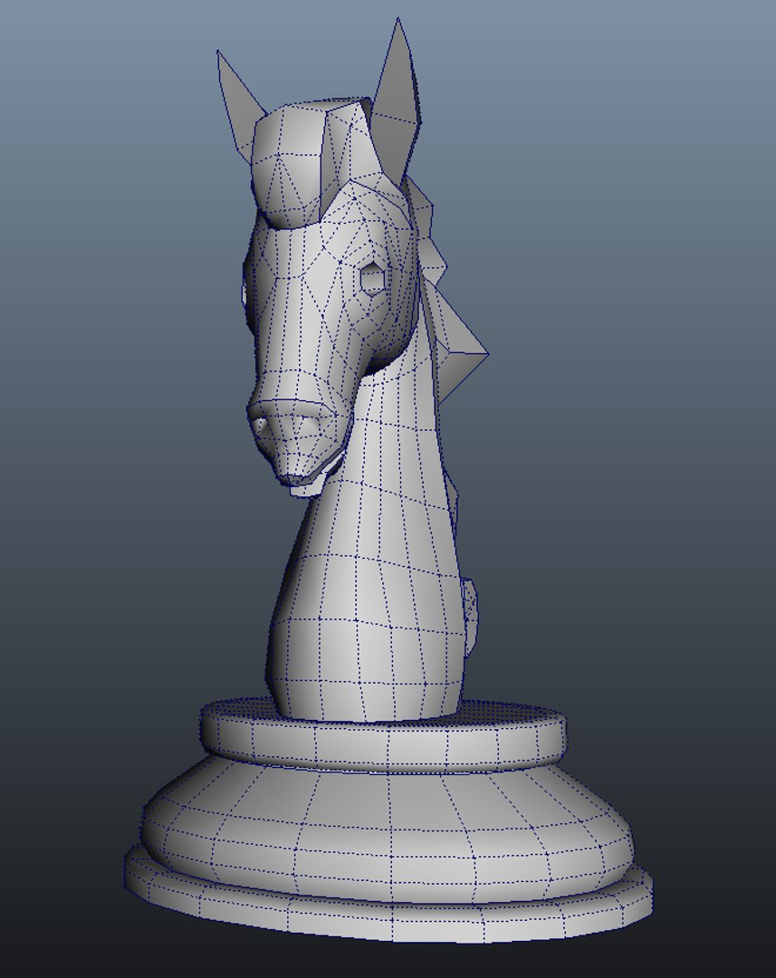 3d Model Standard Set Chess Figures