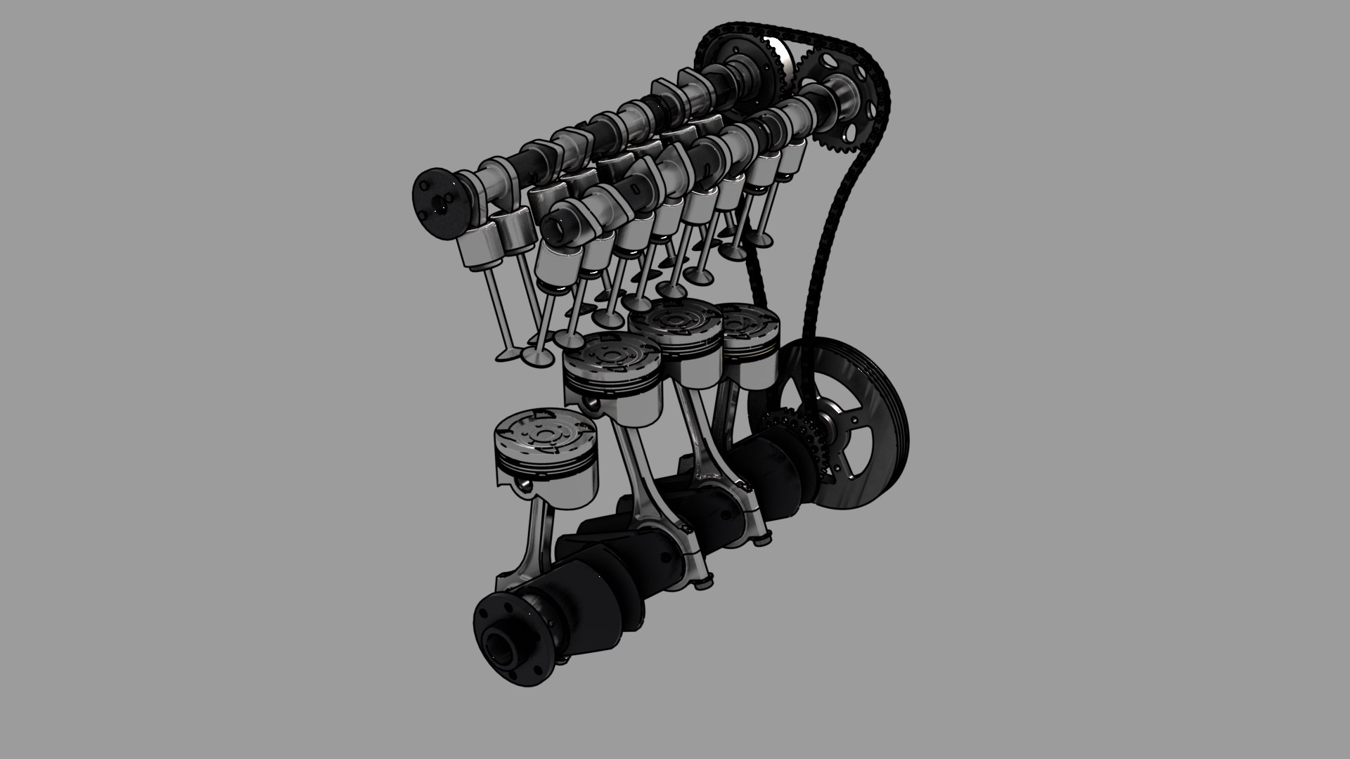 Engine Toyota 3D Model - TurboSquid 2099768