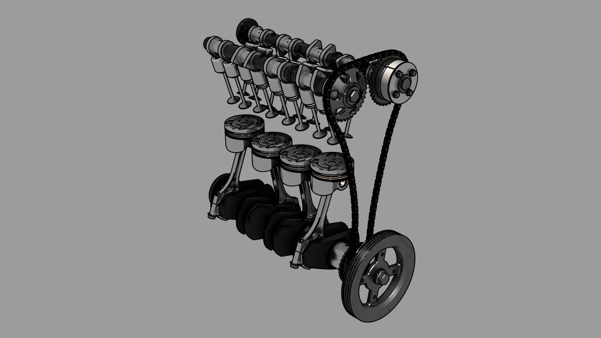 Engine Toyota 3D Model - TurboSquid 2099768
