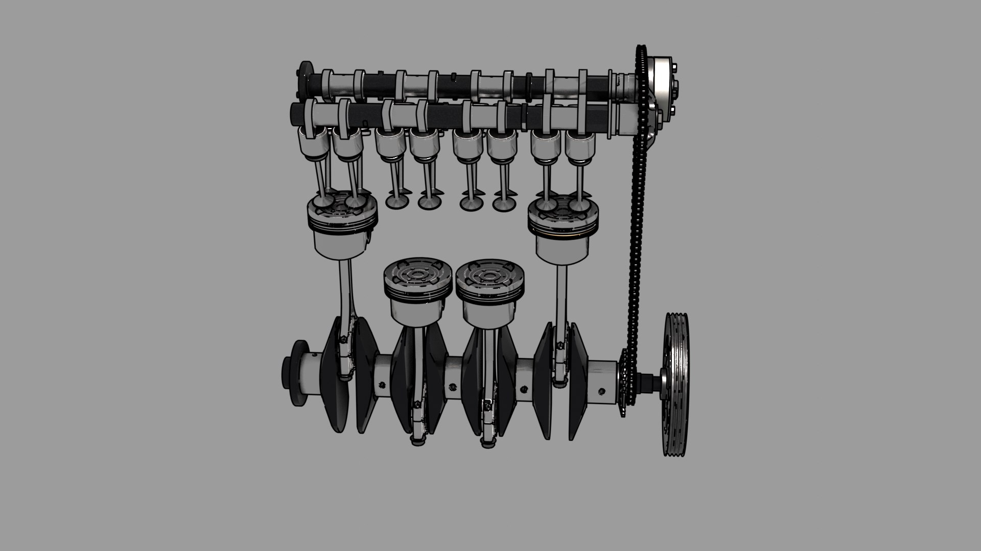 Engine Toyota 3D Model - TurboSquid 2099768