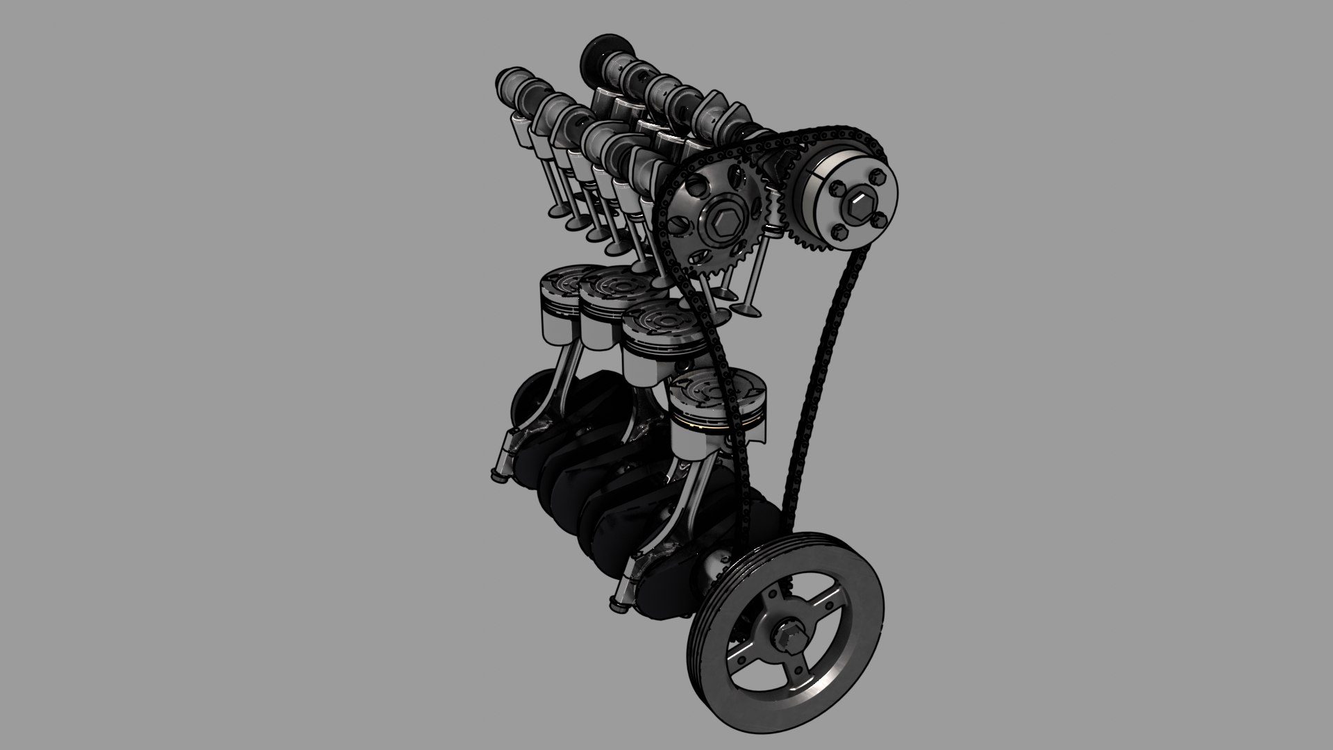 Engine Toyota 3D Model - TurboSquid 2099768
