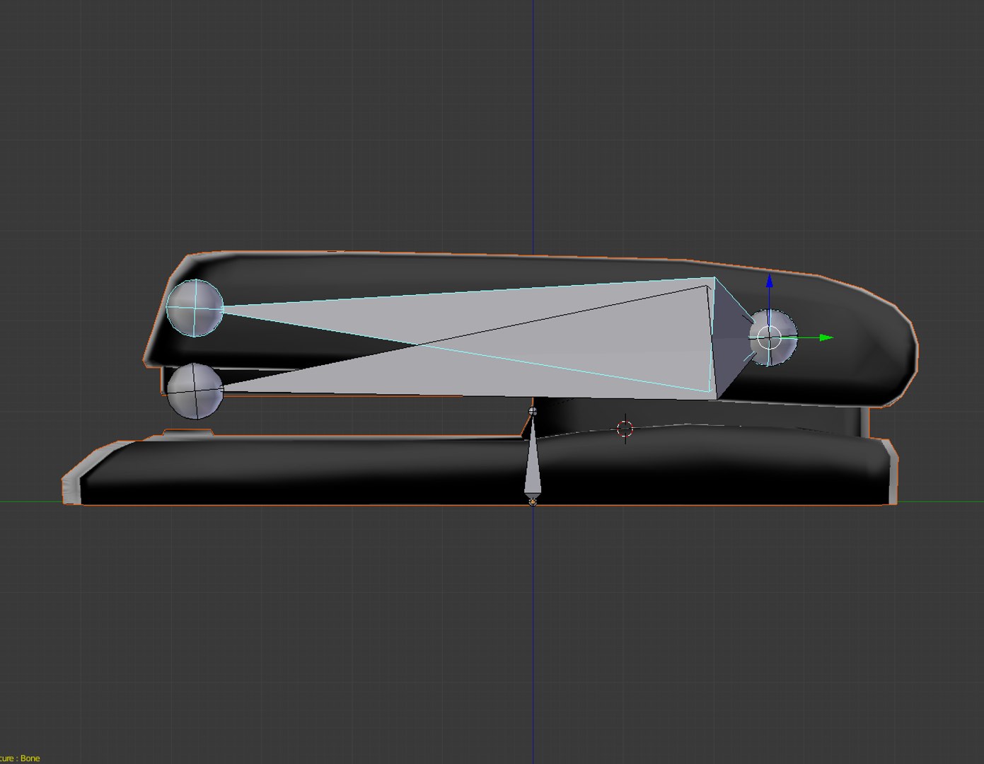3d Model Stapler Rigged Plastic Version