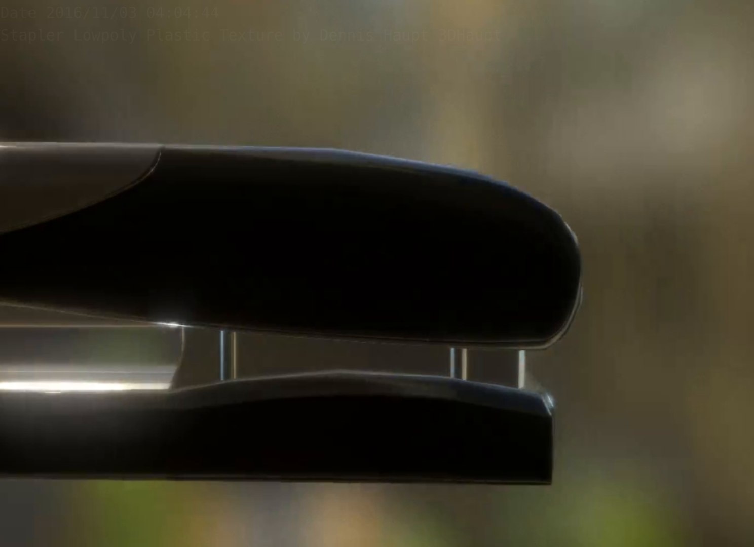 3d Model Stapler Rigged Plastic Version