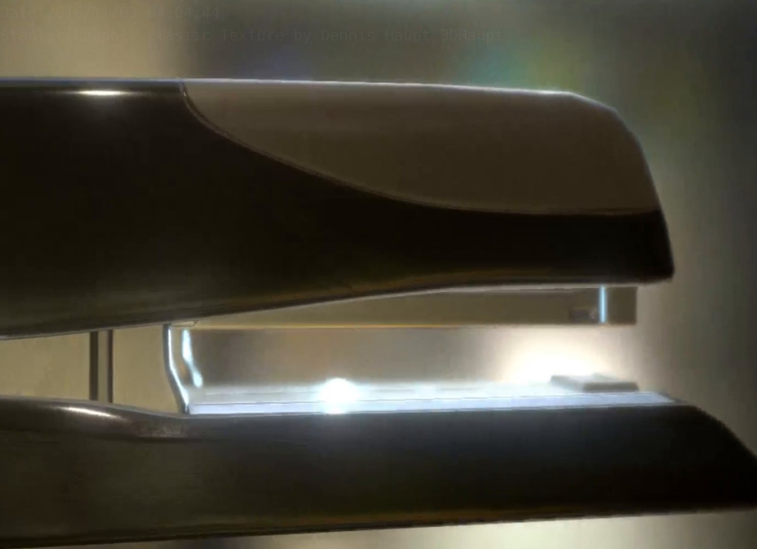 3d Model Stapler Rigged Plastic Version