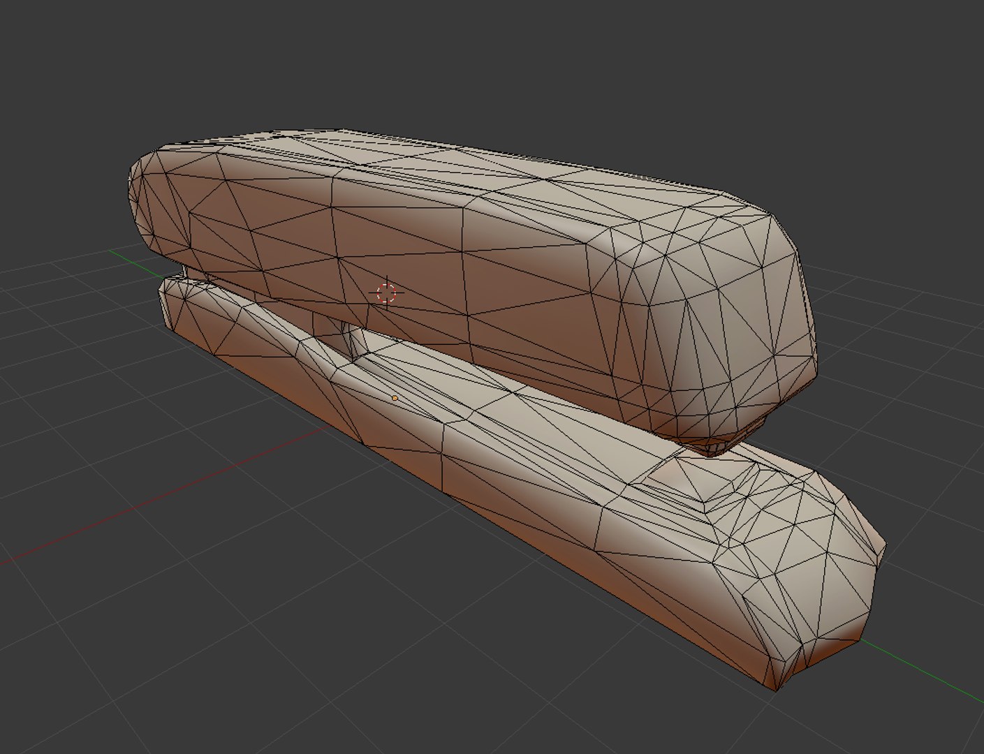 3d Model Stapler Rigged Plastic Version