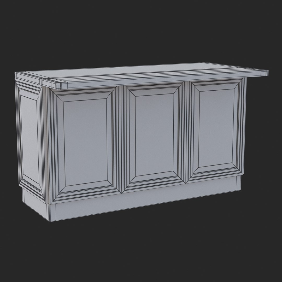 3d Kitchen Table Model
