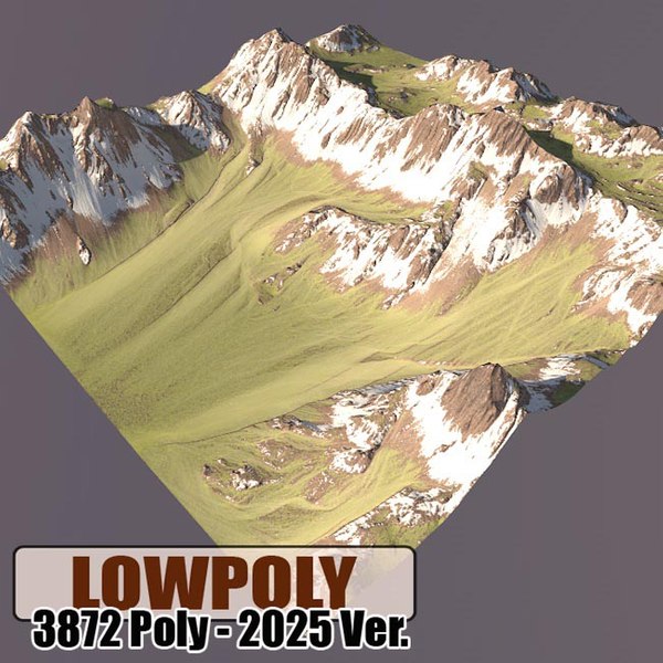 3d mountain maps terrain model