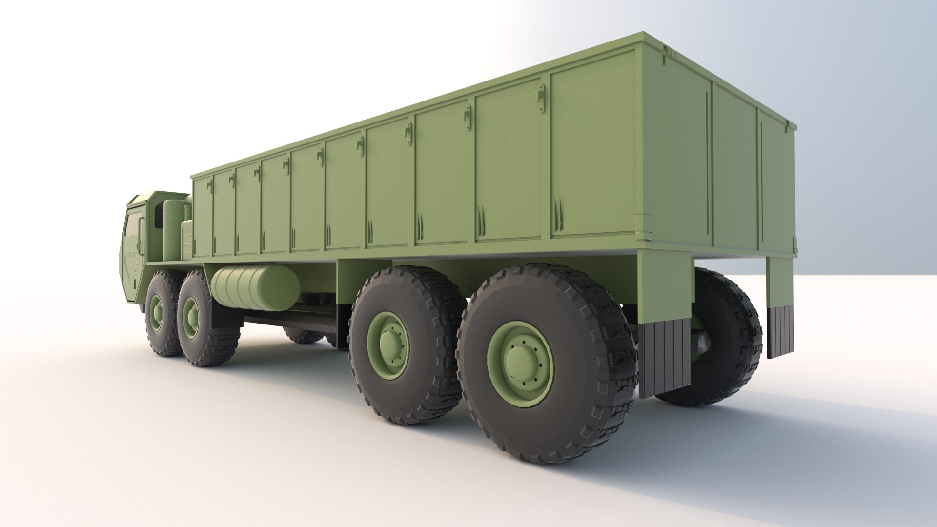 3D Model Military Truck - TurboSquid 1600565