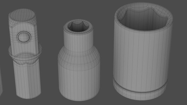 3D model basic bits sockets set - TurboSquid 1708376