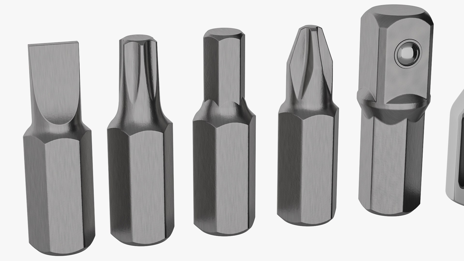 3D Model Basic Bits Sockets Set - TurboSquid 1708376