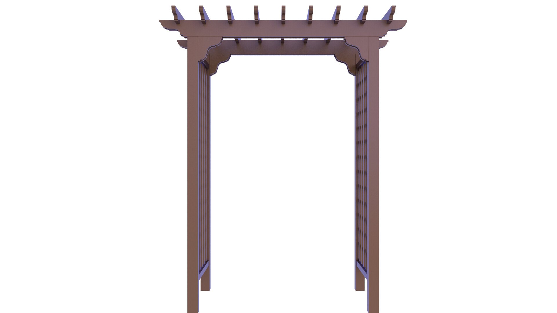 Garden Arbor 6 3D Model - TurboSquid 1881153