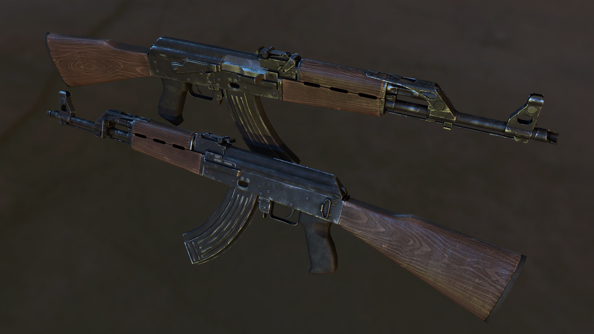 M70 Rifle Zastava 3d Max