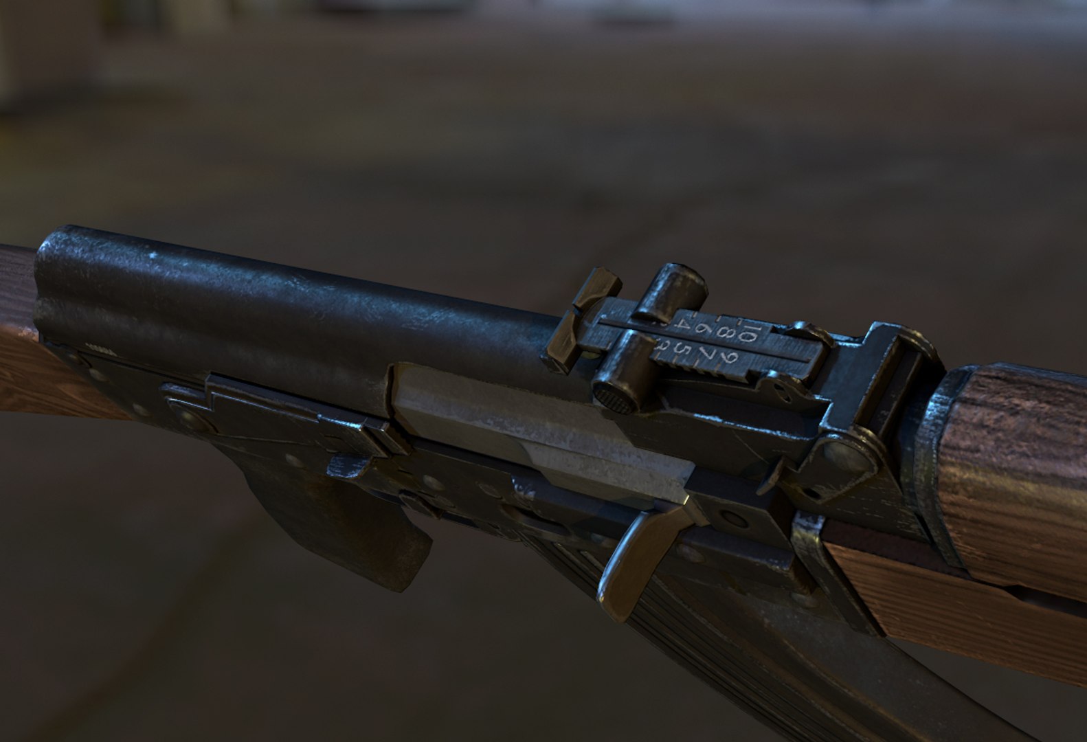 M70 Rifle Zastava 3d Max