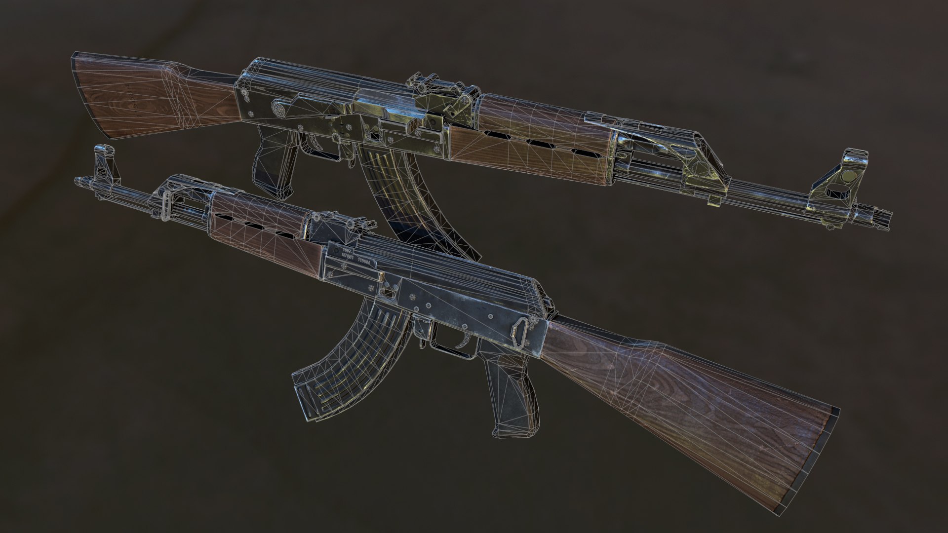 M70 Rifle Zastava 3d Max