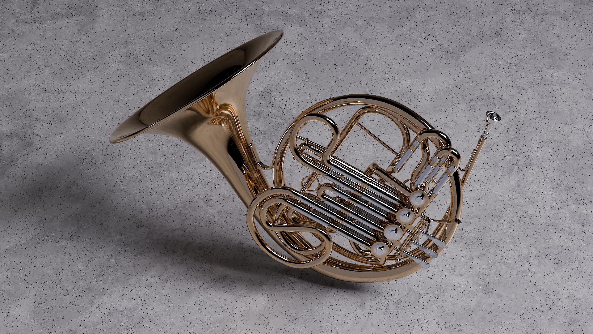 French Horn 3D Model - TurboSquid 2200137