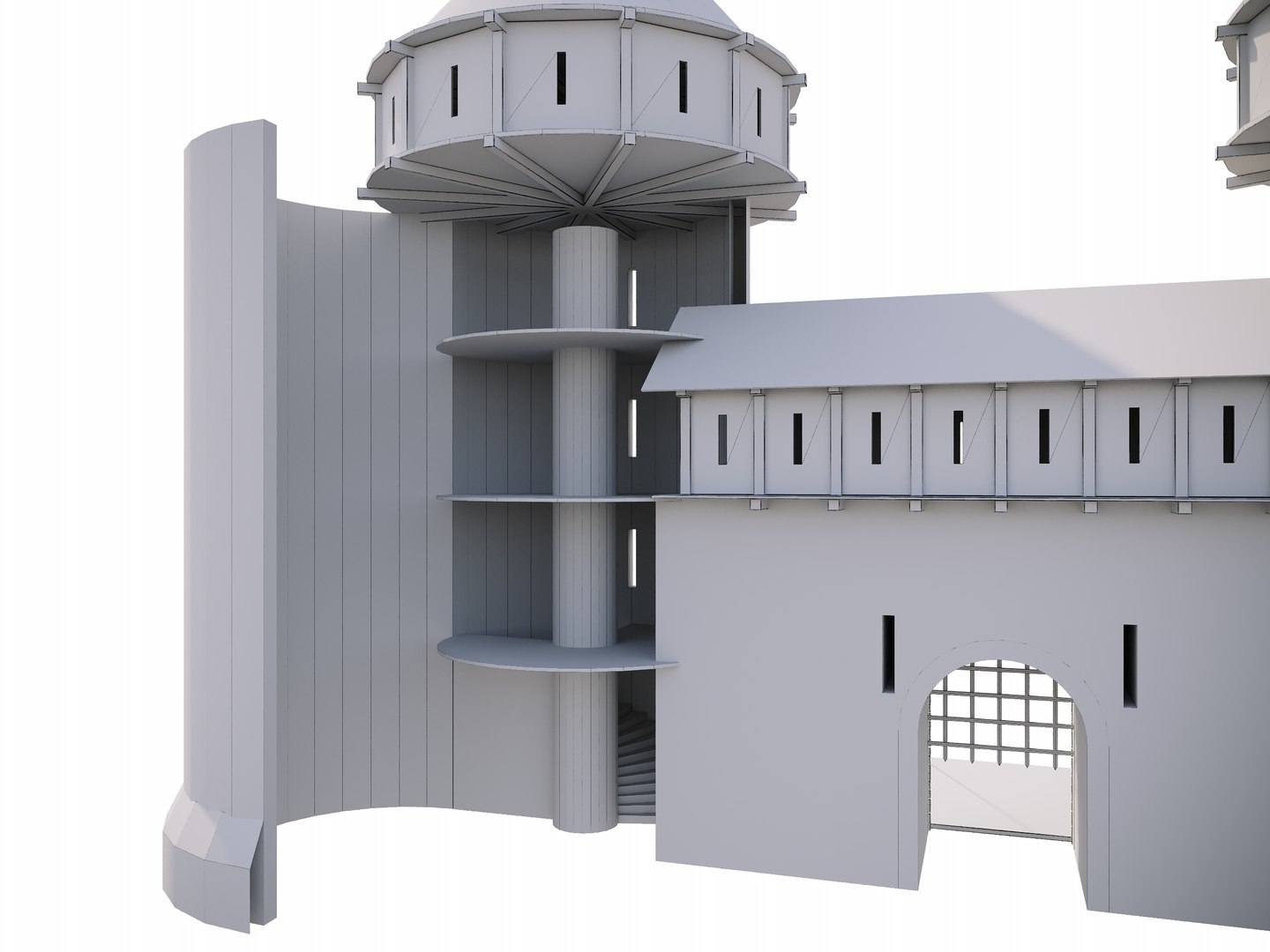 3D Medieval Castle Gate Hyper Realistic model - TurboSquid 1823486