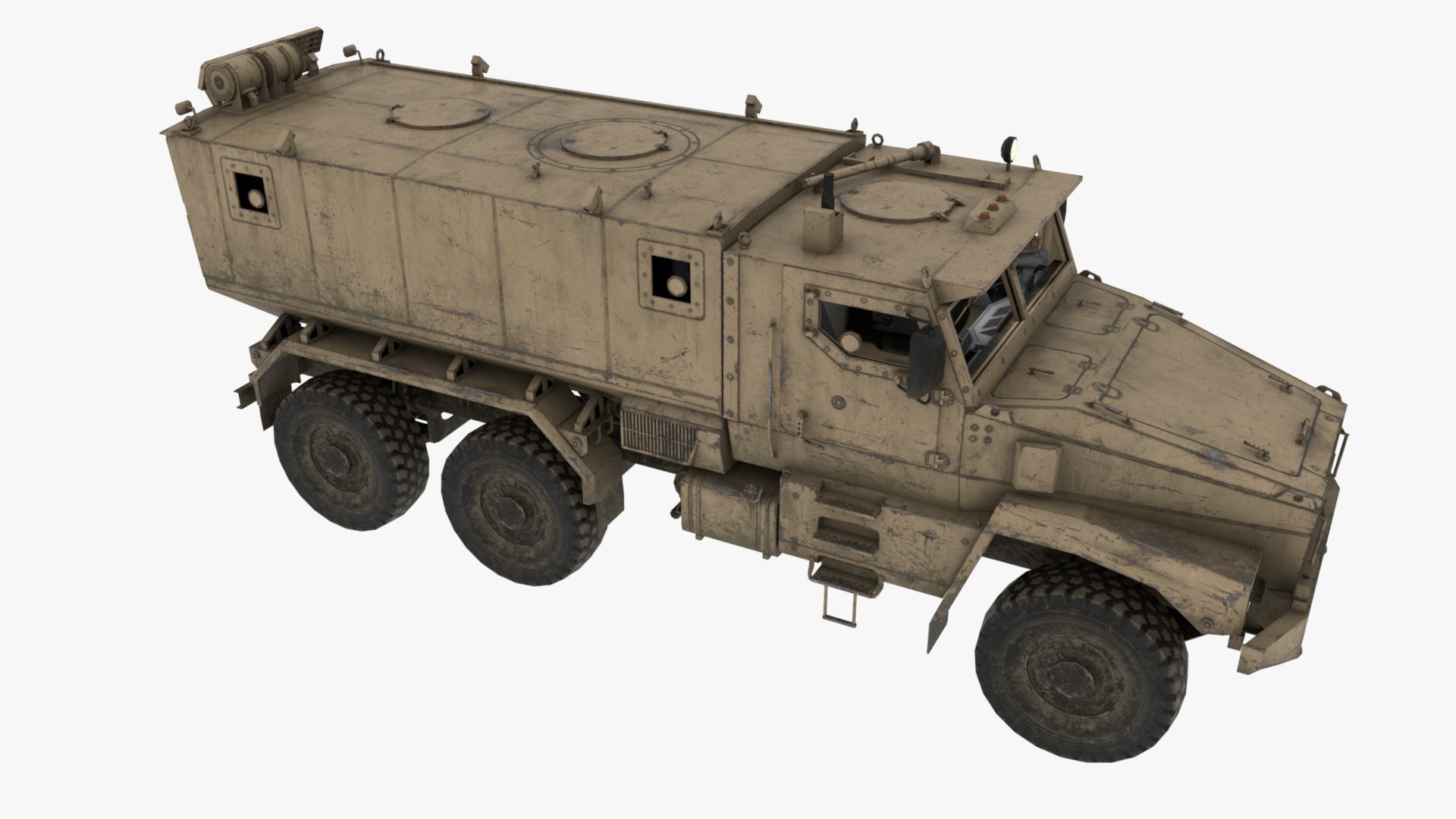 Detailed URAL 63095 Typhoon U 3D 모델 - TurboSquid 1884255