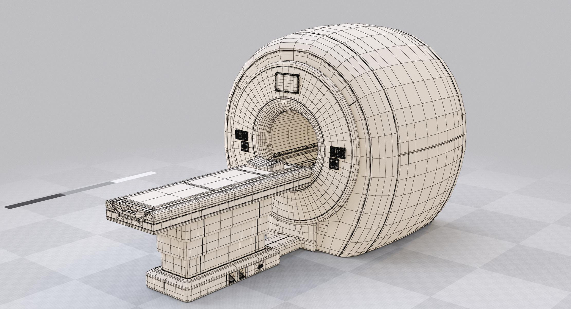 Mri scanner 3D model - TurboSquid 1386328