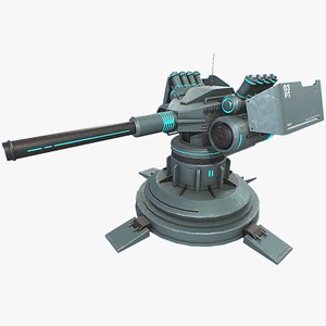 3D Turret Real-Time Models For Download | TurboSquid