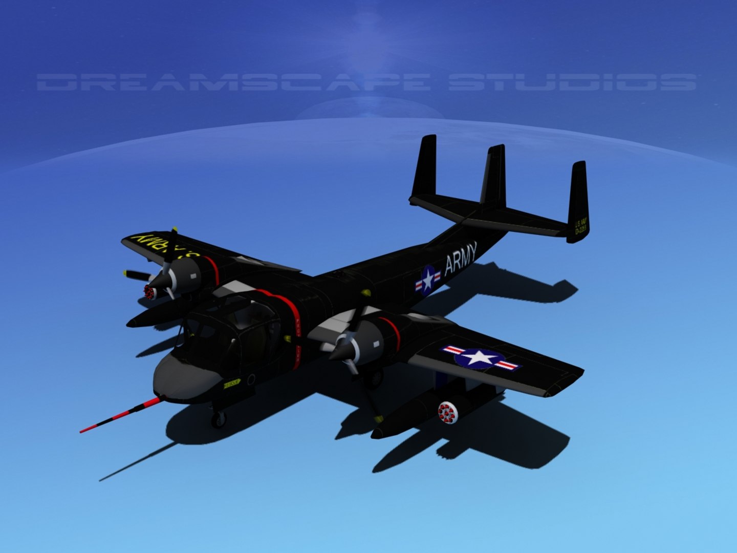 Ov-1d Mohawk Grumman Recon Max