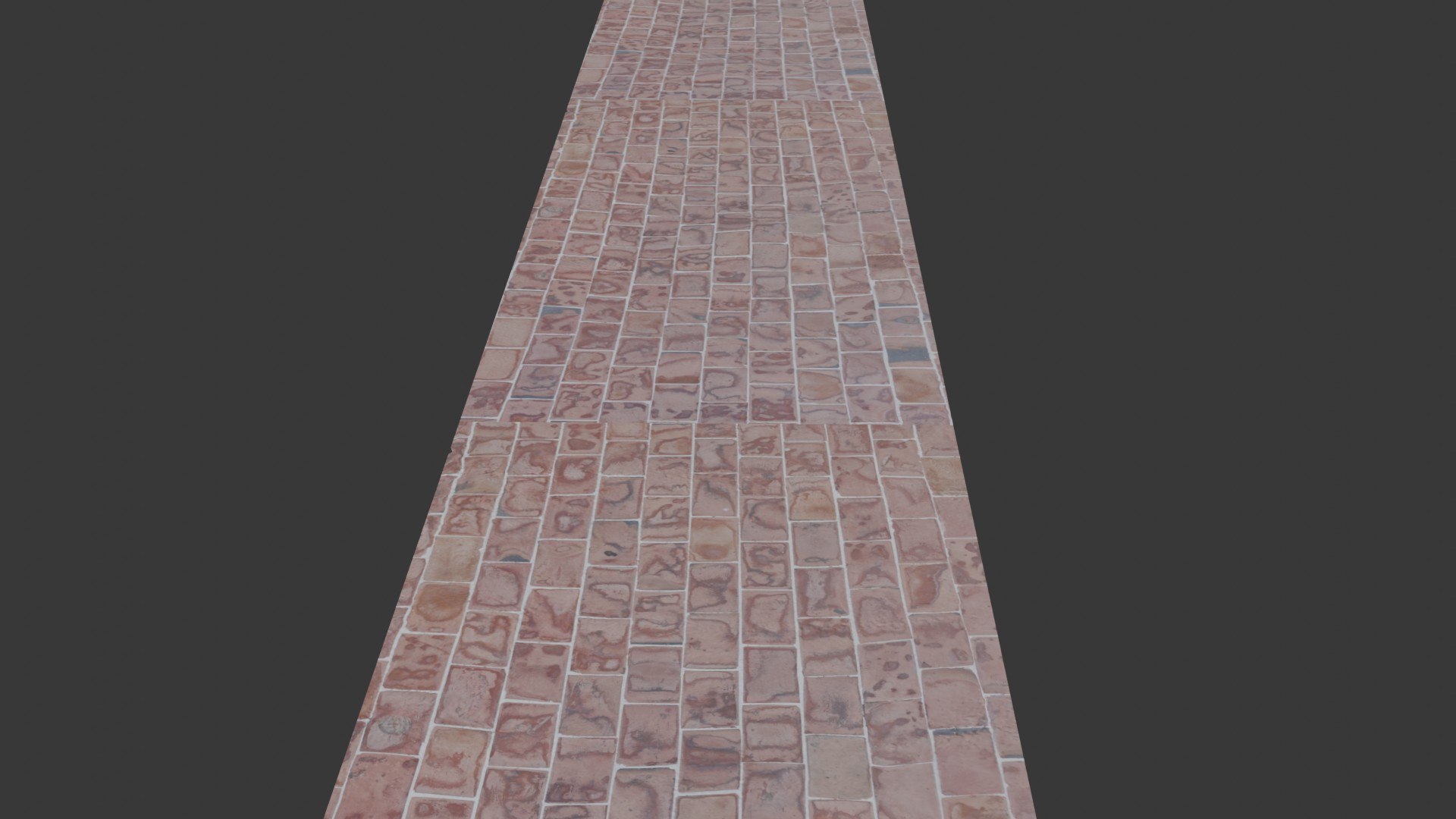 Red Brick Footpath Scan 3D Model - TurboSquid 2385986