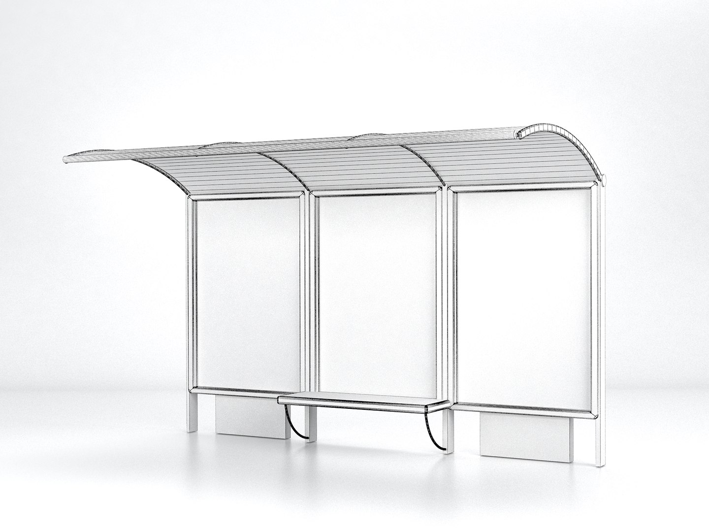 3D Model Bus Station - TurboSquid 1761567