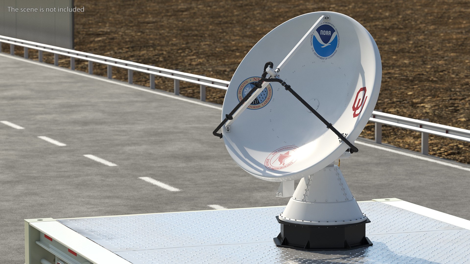 3D NOAA NOXP Mobile Polarimetric Radar - TurboSquid 1874789