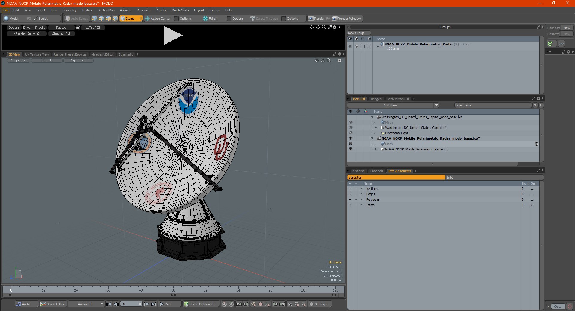 3D NOAA NOXP Mobile Polarimetric Radar - TurboSquid 1874789