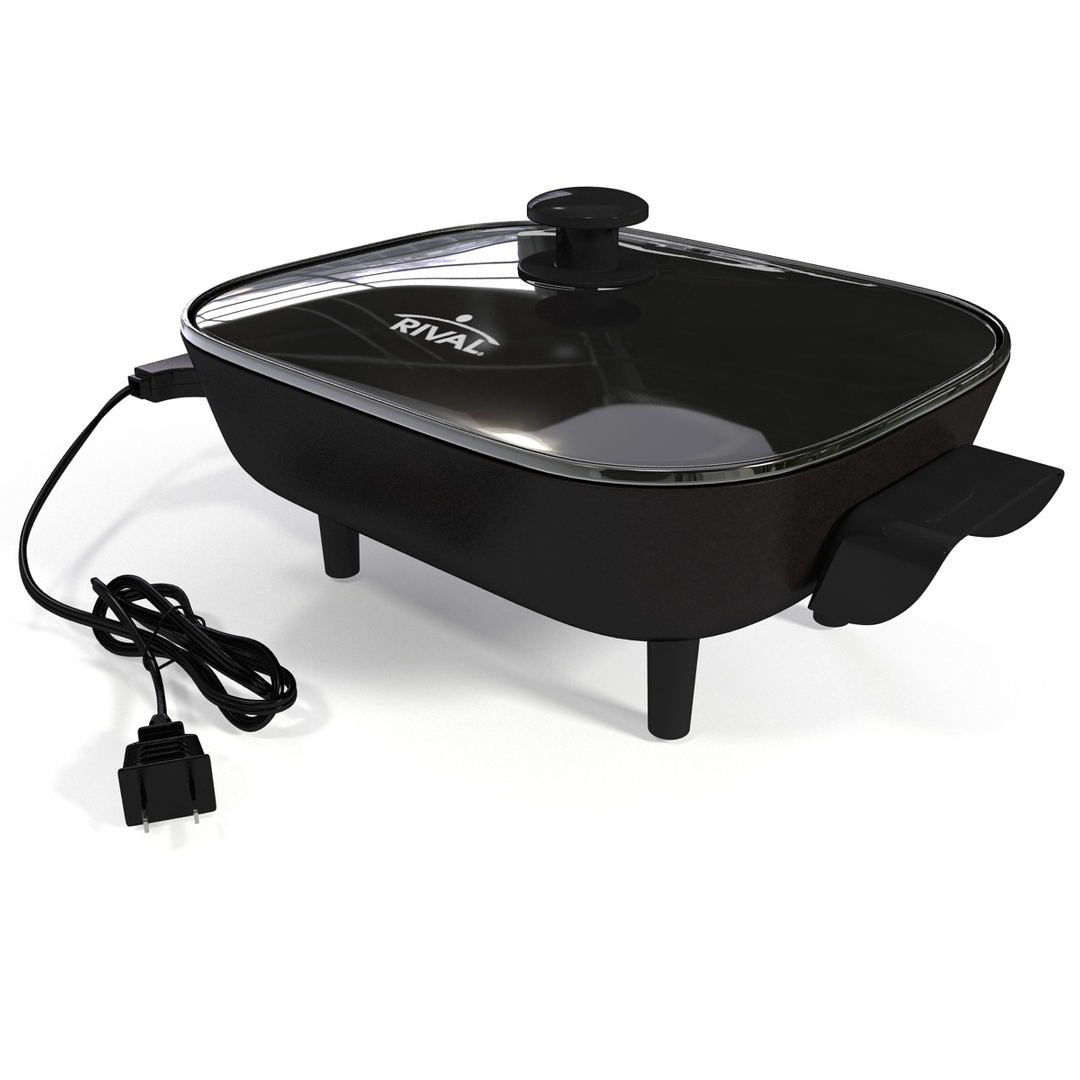 3d model electric skillet