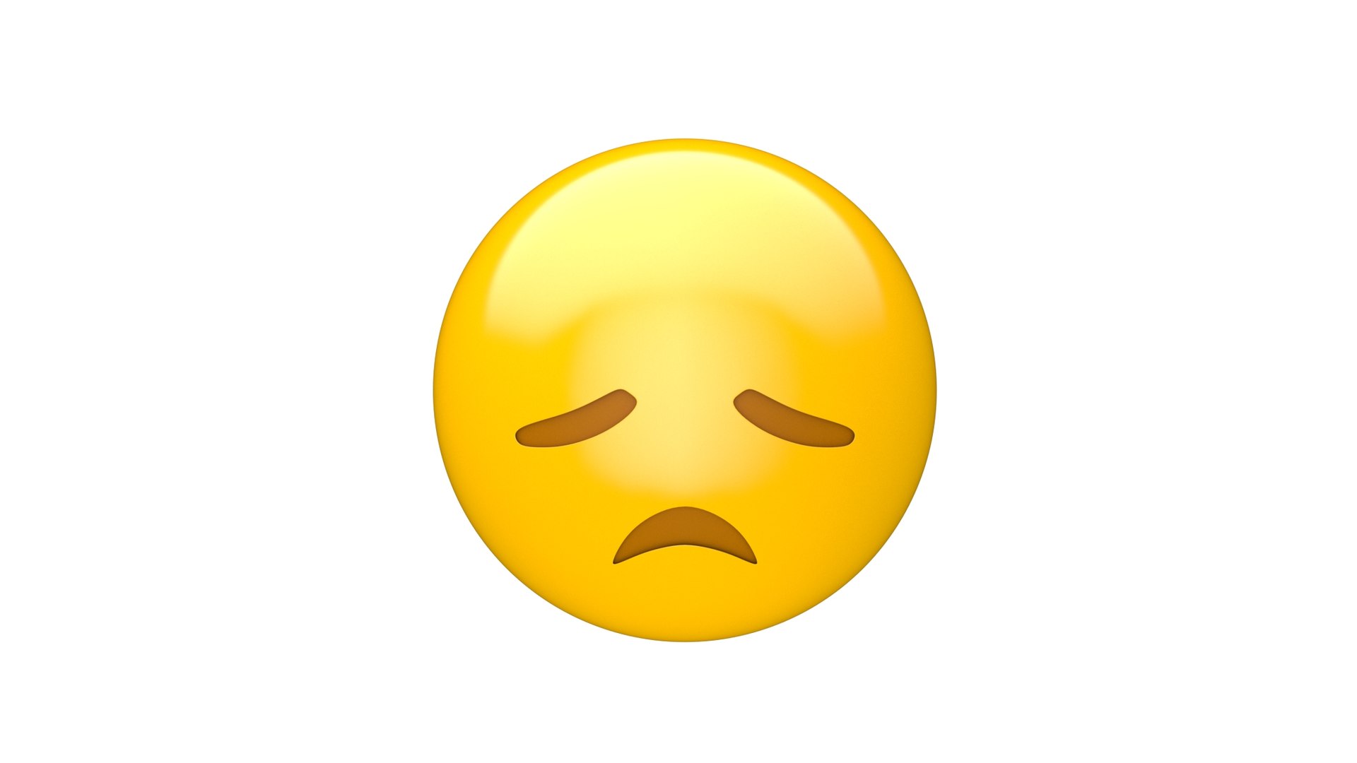 3D Apple Disappointed Face Model - TurboSquid 1778729