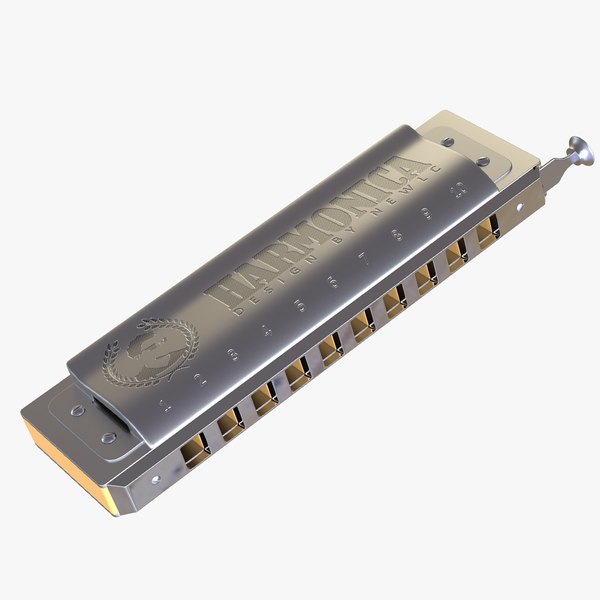 3D harmonica instrument - TurboSquid 1478615