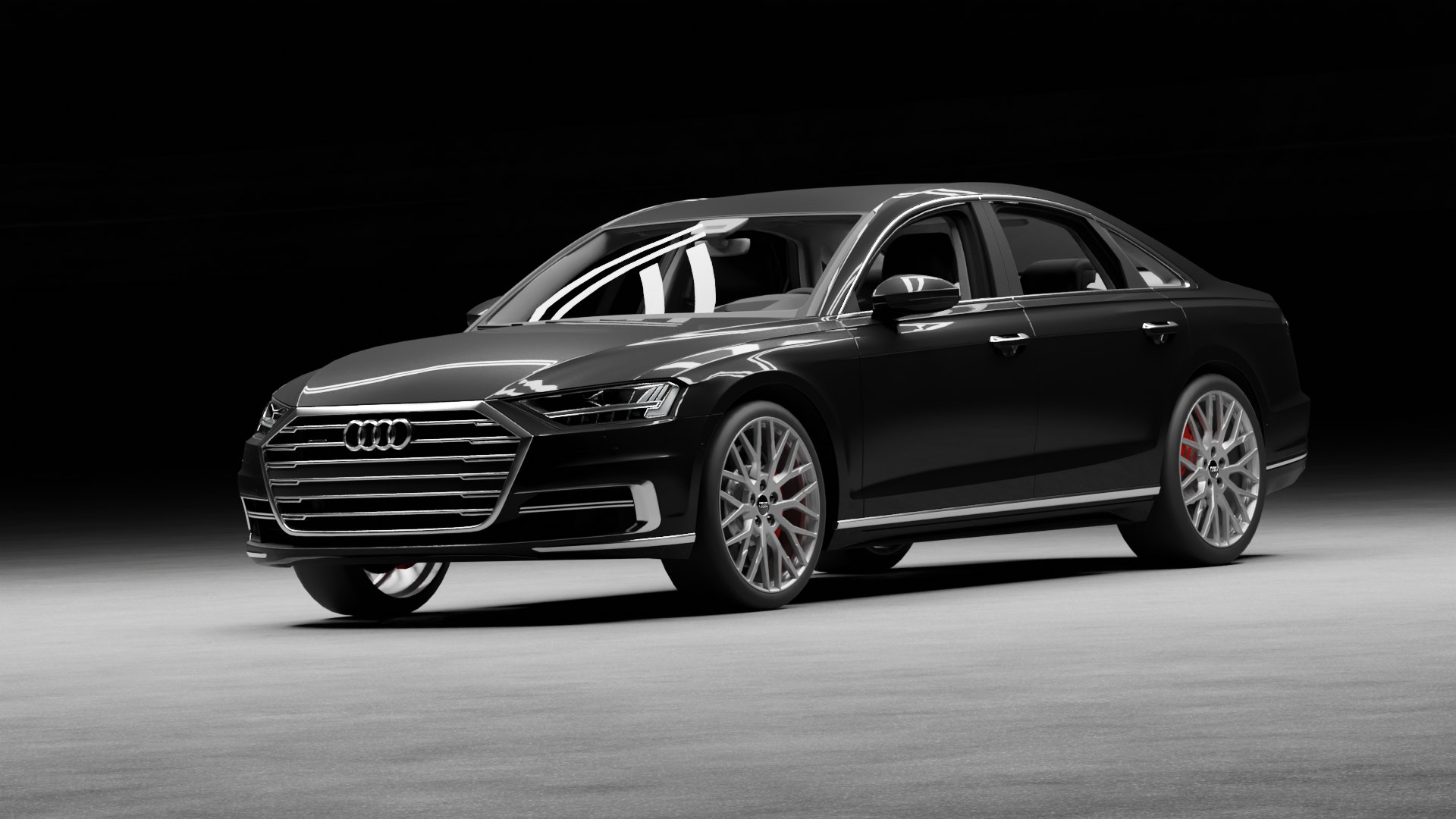 3D Audi A8 model - TurboSquid 2129678