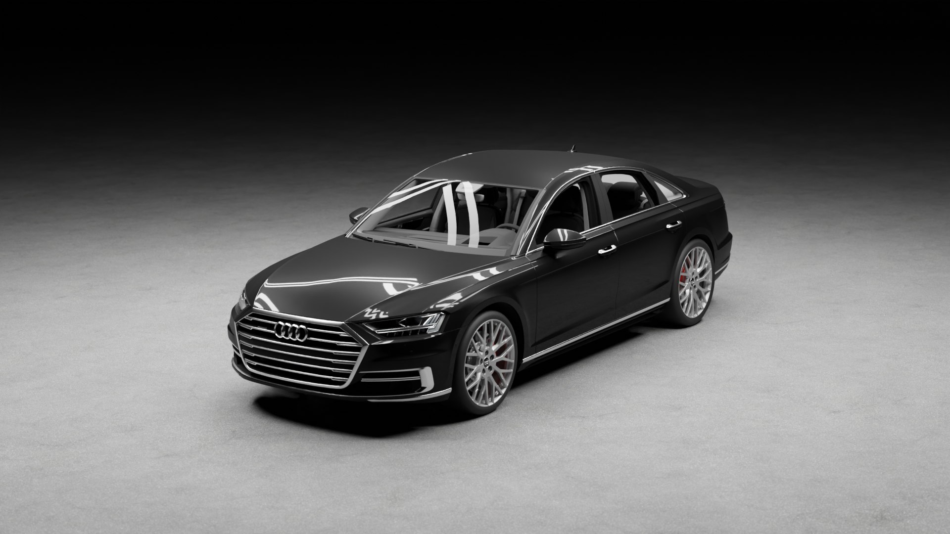 3D Audi A8 model - TurboSquid 2129678