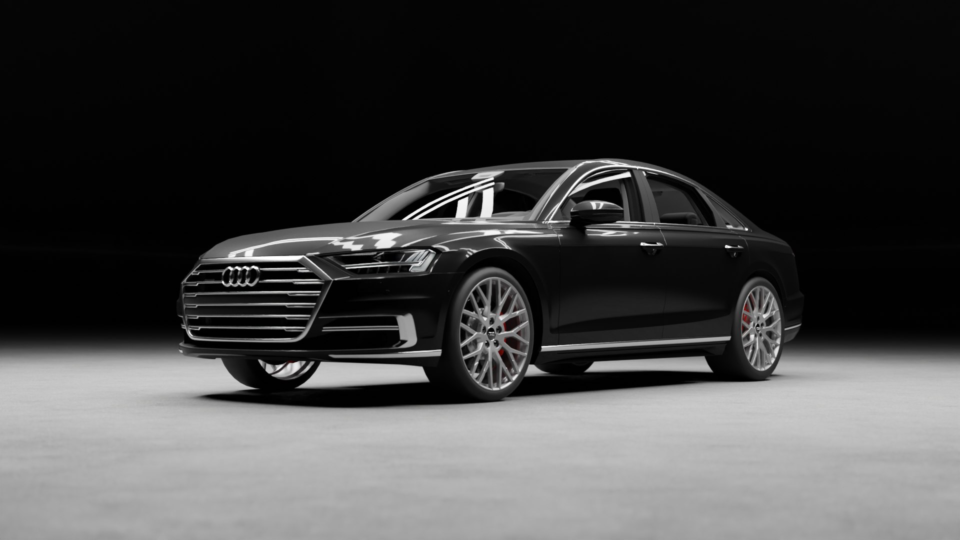 3D Audi A8 model - TurboSquid 2129678
