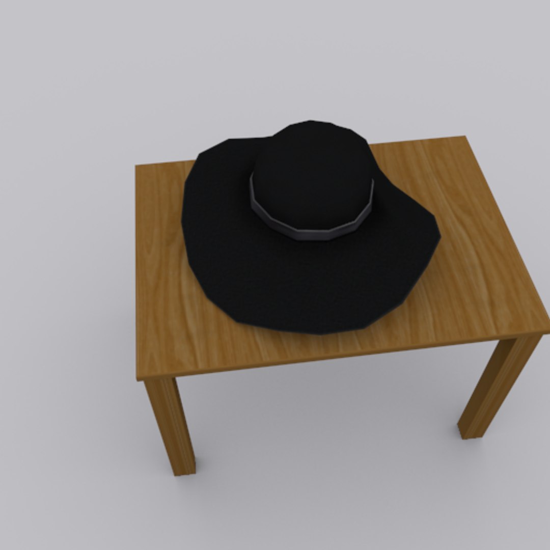 3d model of cap modeled blender