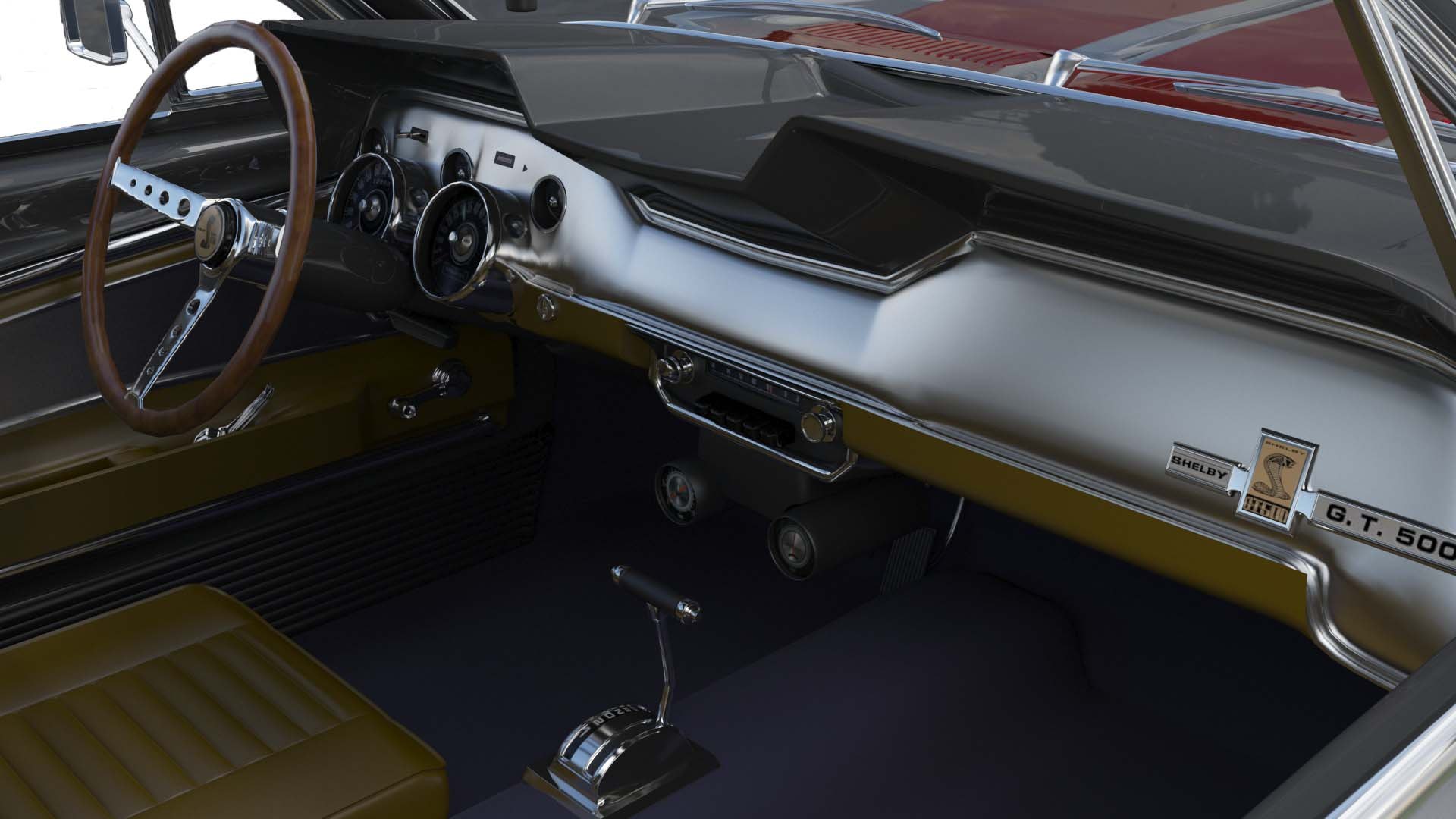 Shelby GT500 1967 3D Model - TurboSquid 2122843