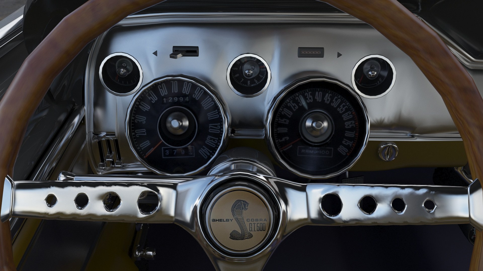 Shelby GT500 1967 3D Model - TurboSquid 2122843