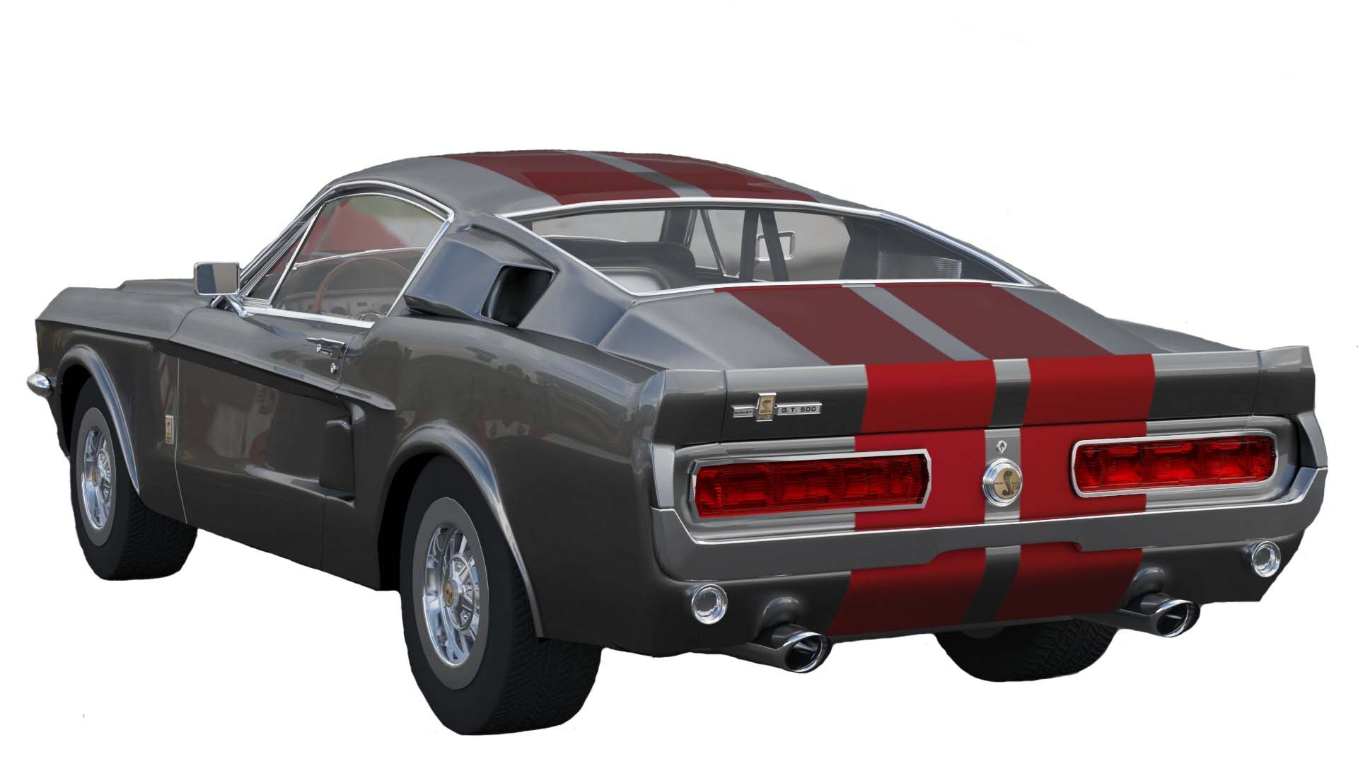 Shelby GT500 1967 3D Model - TurboSquid 2122843