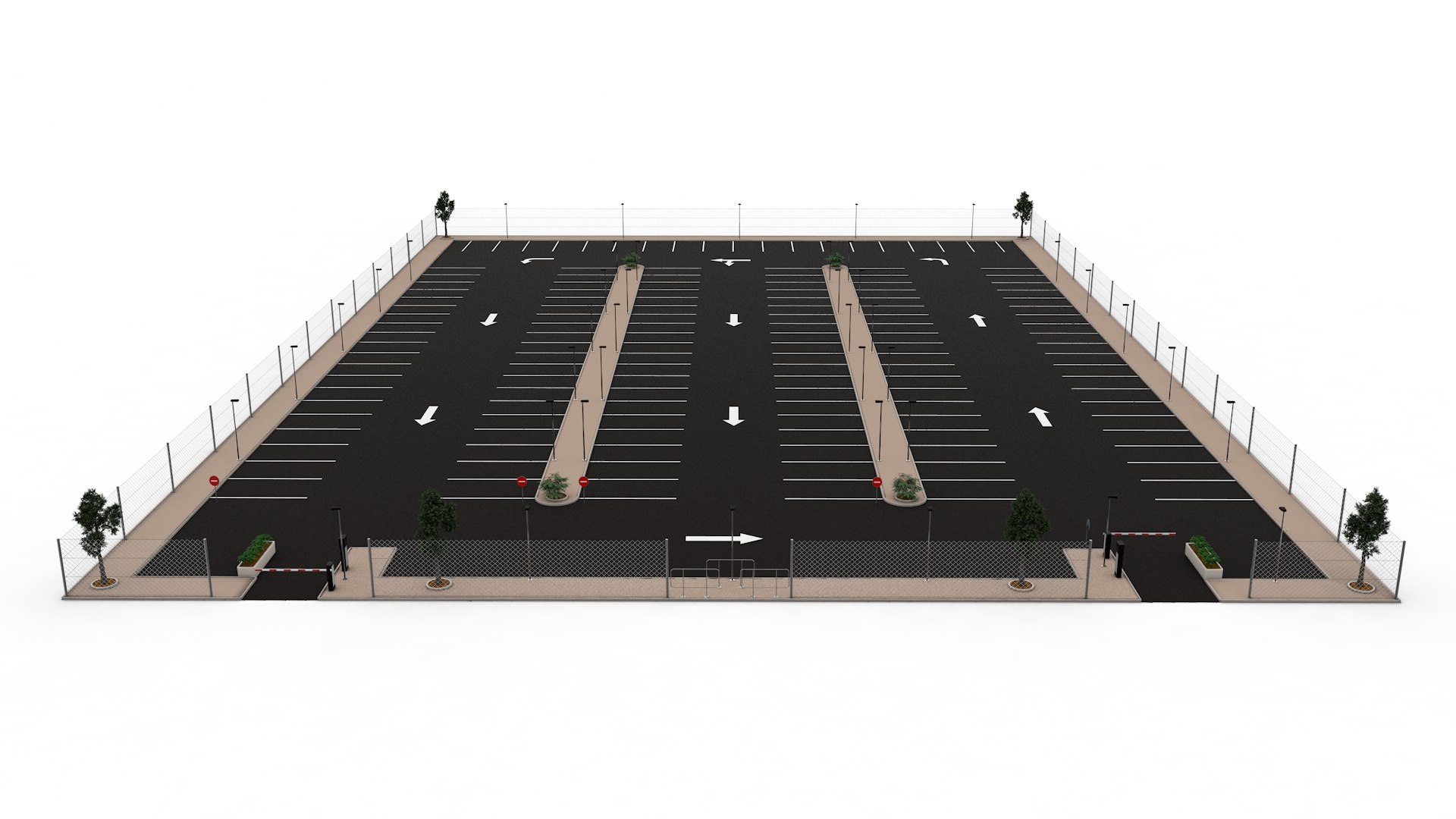 Car Park Model - TurboSquid 1955740