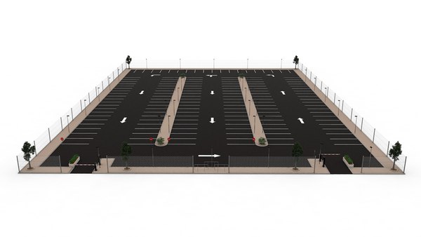 Car park model - TurboSquid 1955740