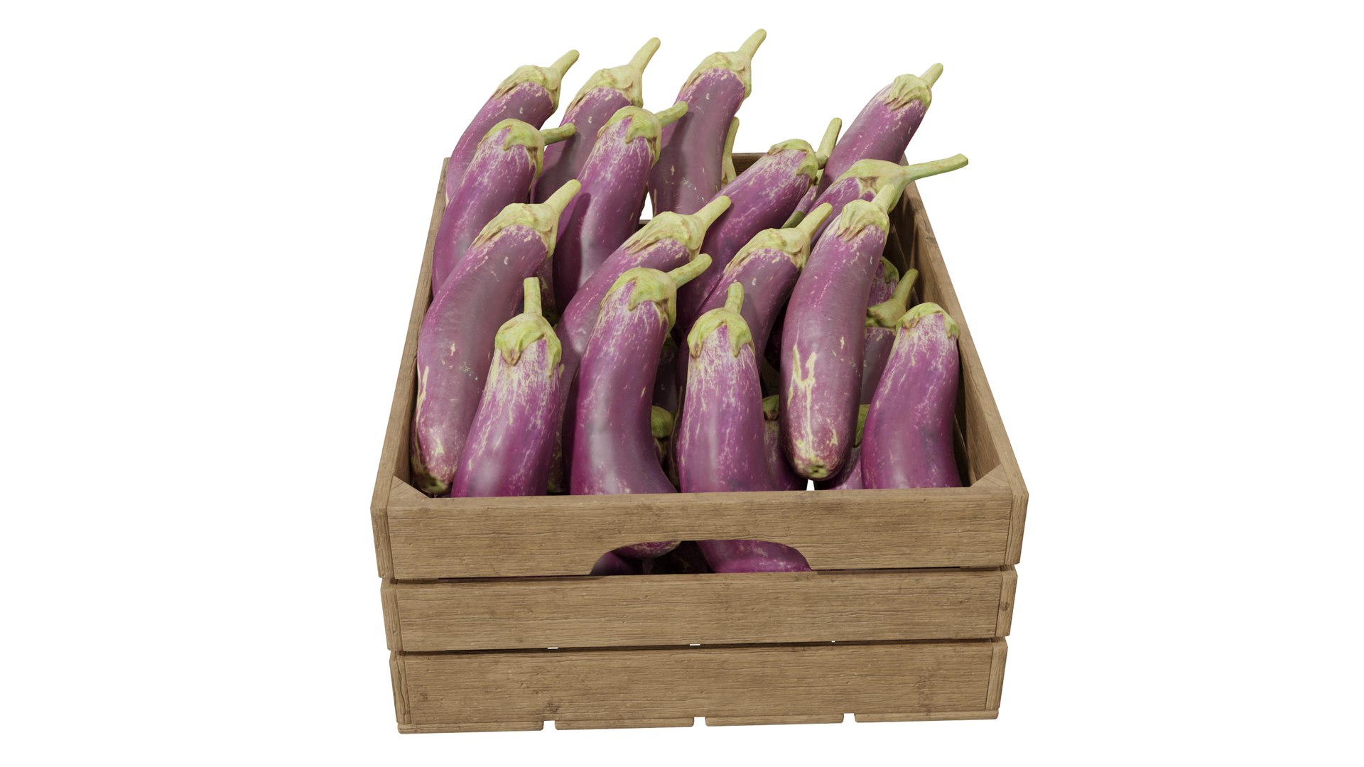 Eggplant Crates 3D Model - TurboSquid 1967324