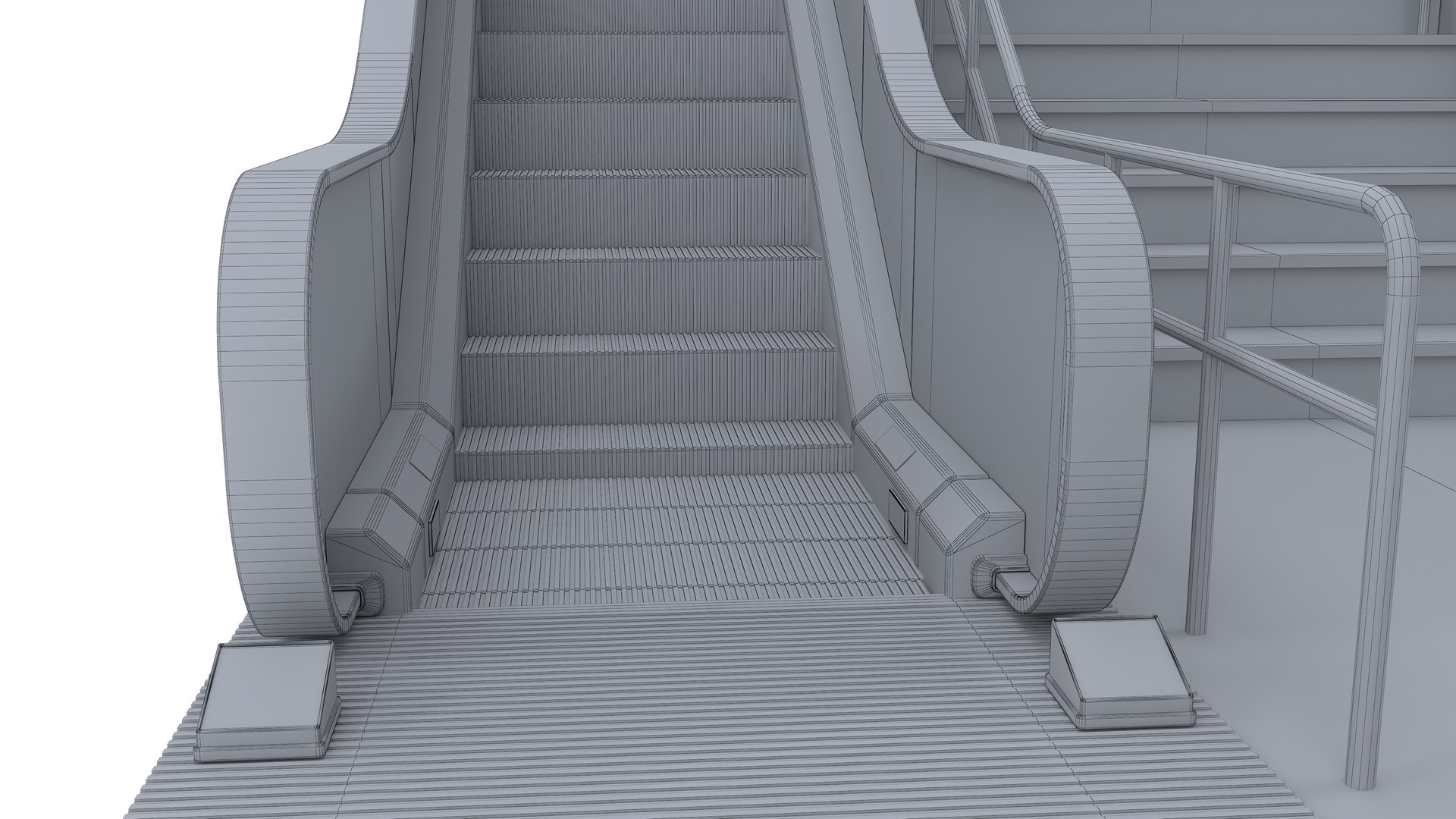 Escalator And Moving Walkway 3D Model - TurboSquid 2239998
