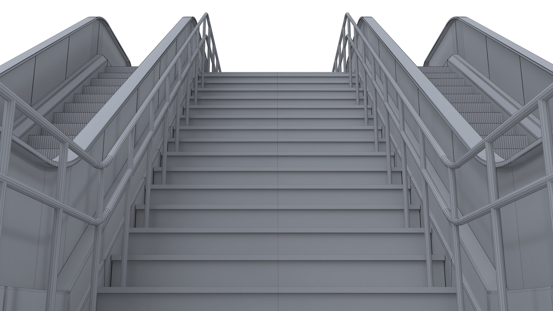 Escalator And Moving Walkway 3D Model - TurboSquid 2239998
