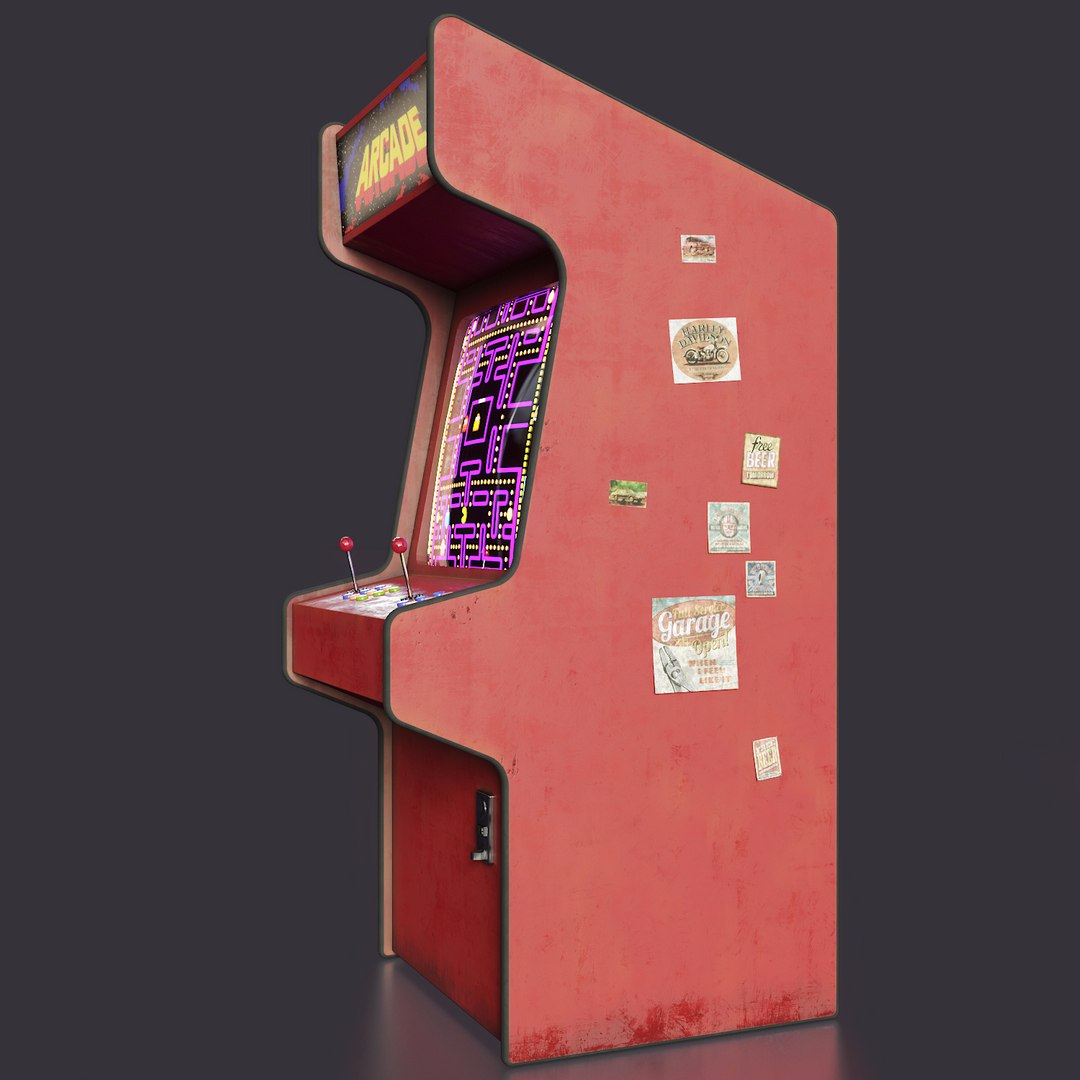 3D Model Arcade Machine - TurboSquid 1275484
