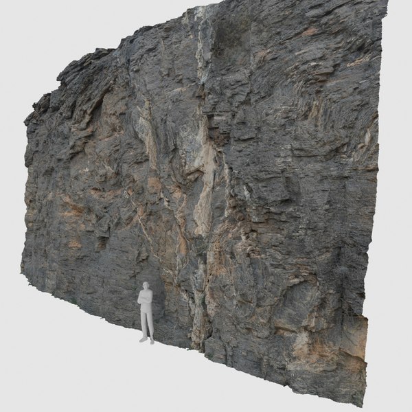 3D scan rock wall - TurboSquid 1525102