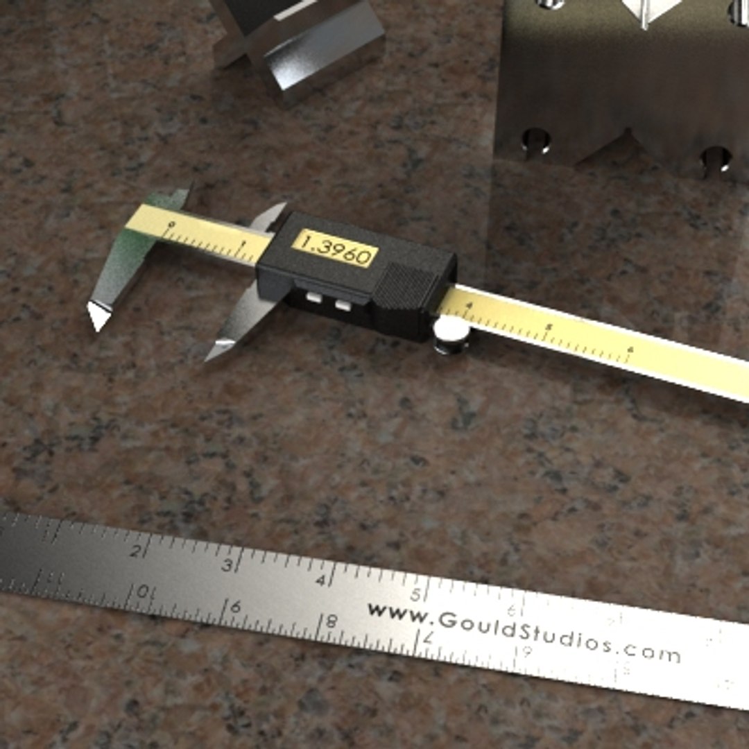 Inspection Measuring Tools 3d Model