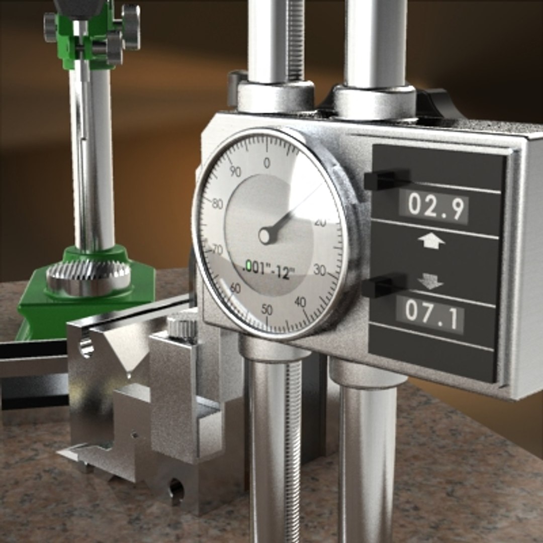 Inspection Measuring Tools 3d Model