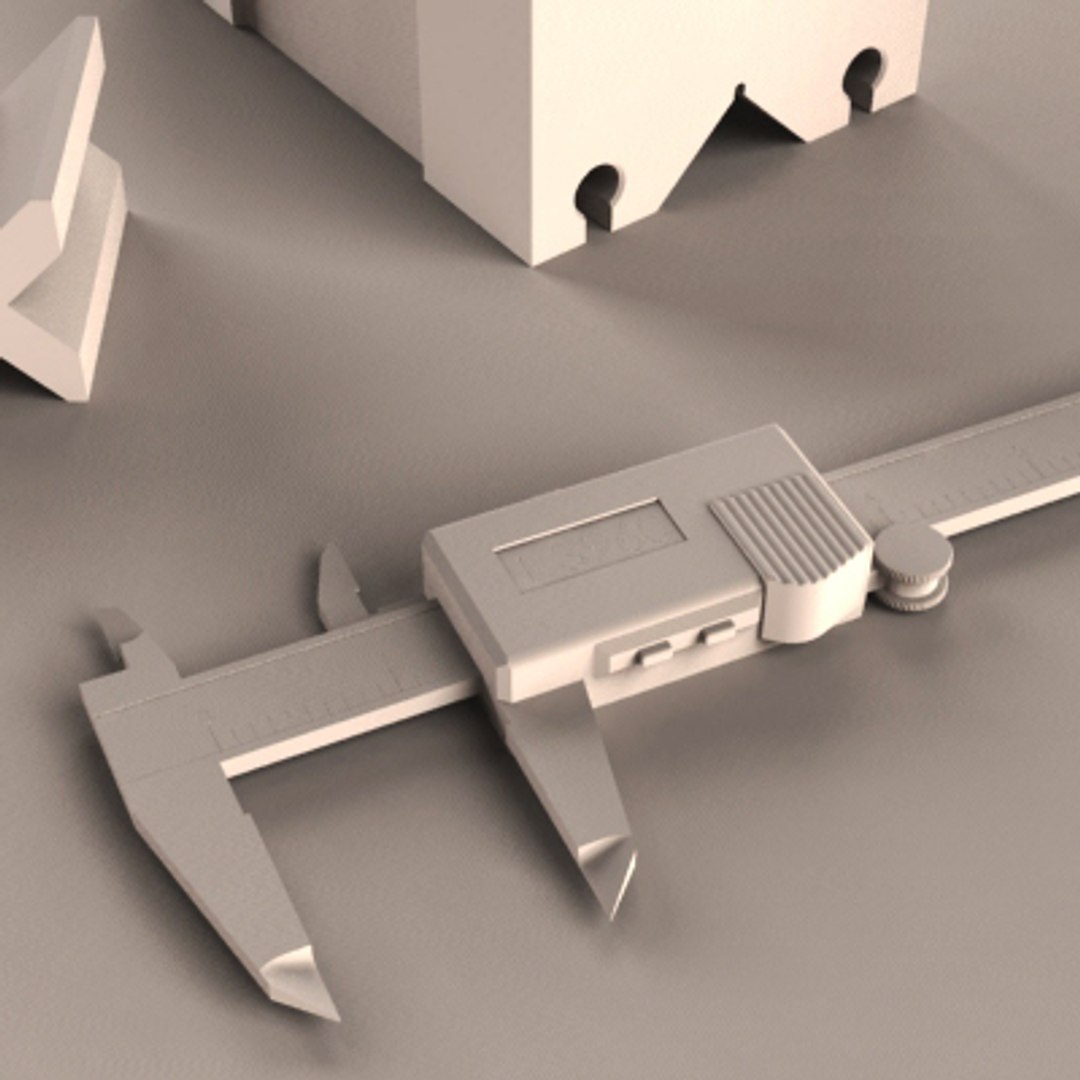 Inspection Measuring Tools 3d Model