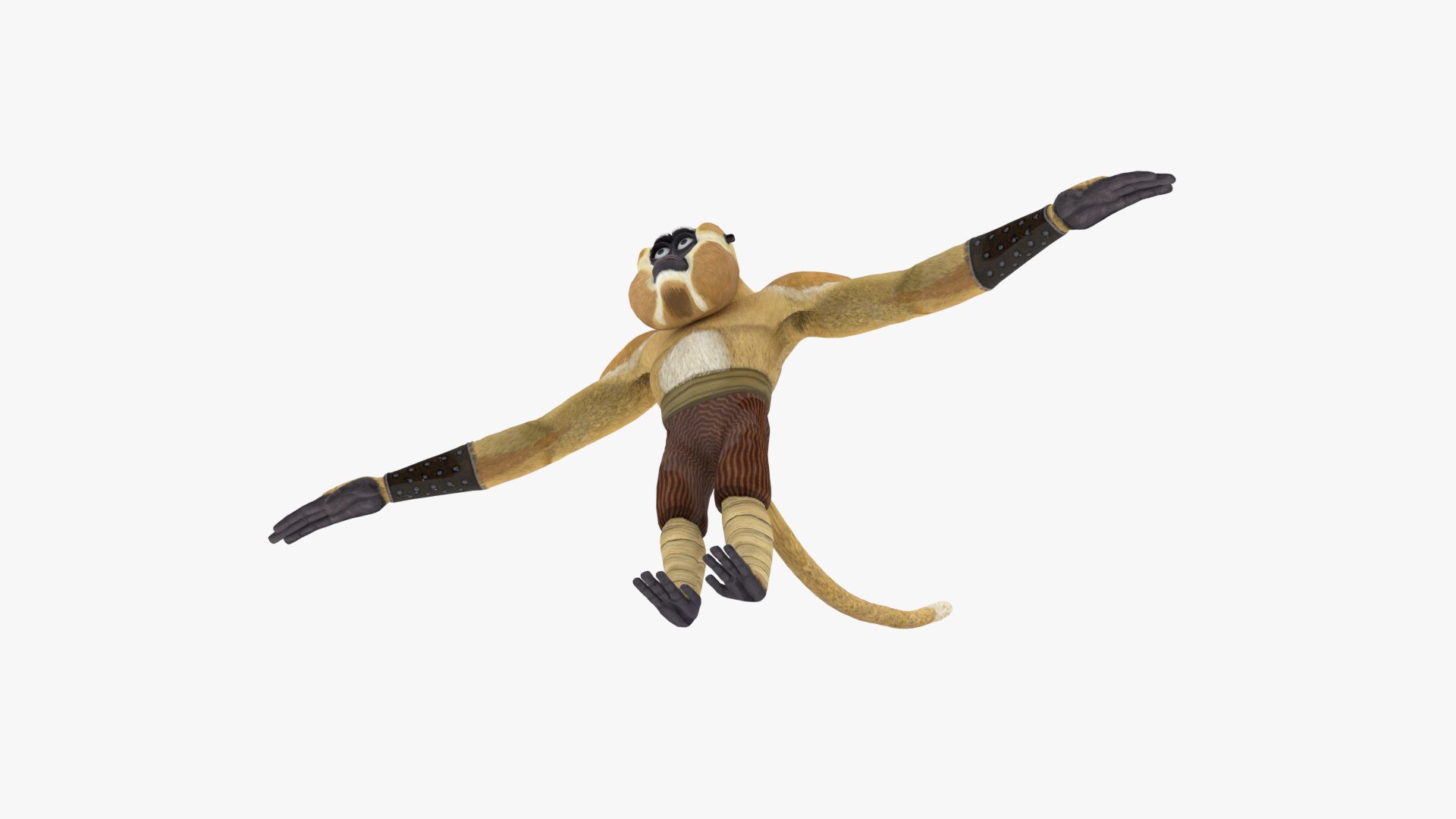 3D Monkey From Kung Fu Panda - TurboSquid 2348326